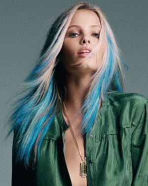 Mechas Azules para pelos rubios, castaños y negros - Blogmujeres.com